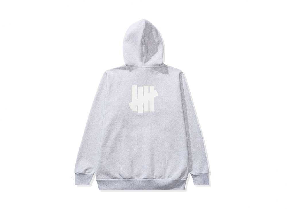 UNDEFEATED Icon Zip Hood - 20079 "Grey" | SNKRDUNK