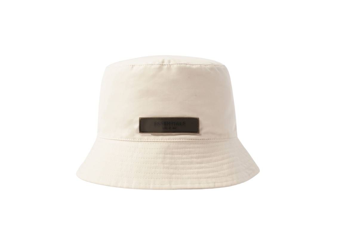 FEAR OF GOD ESSENTIALS Bucket Hats "Egg Shell" | SNKRDUNK