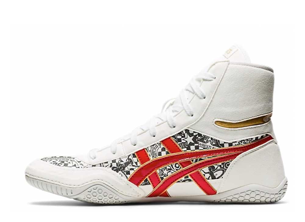 Asics PRIME ATTACK SAO "White/Classic Red" 吉田沙保里引退記念モデル 1083A002-100 ...
