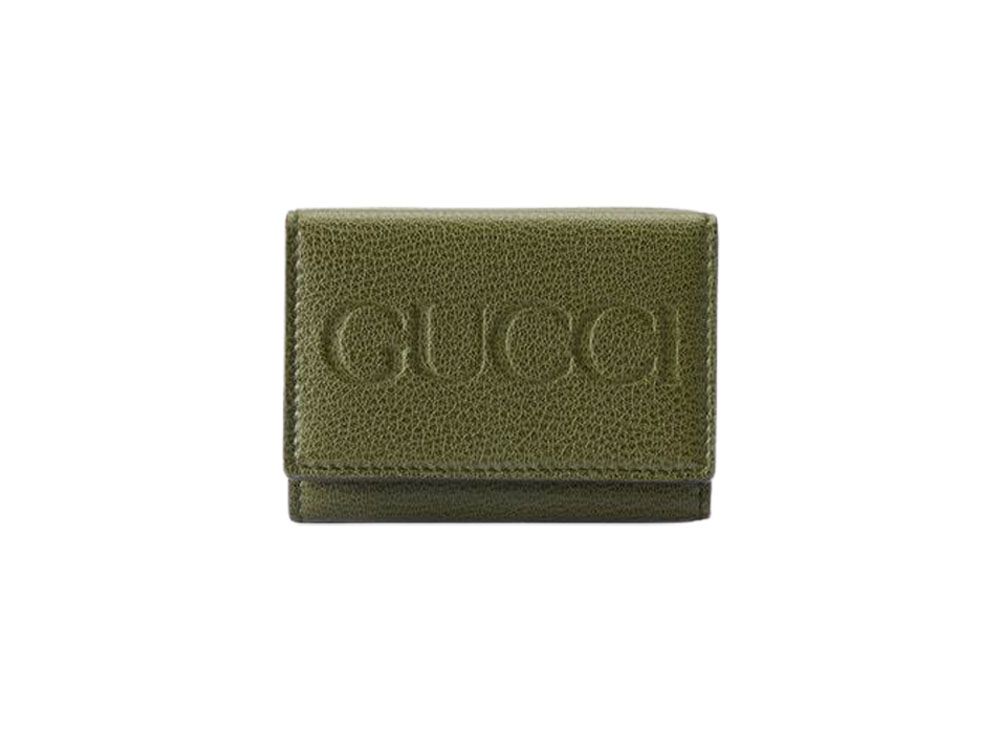 GUCCI Mini Wallet With Gucci Logo "Forest Green" | SNKRDUNK