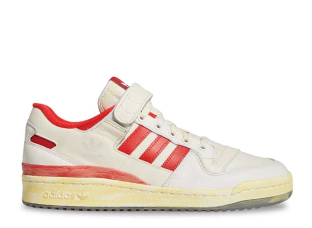 adidas Forum 84 Low AEC "Footwear White/Red" HR0557 | SNKRDUNK