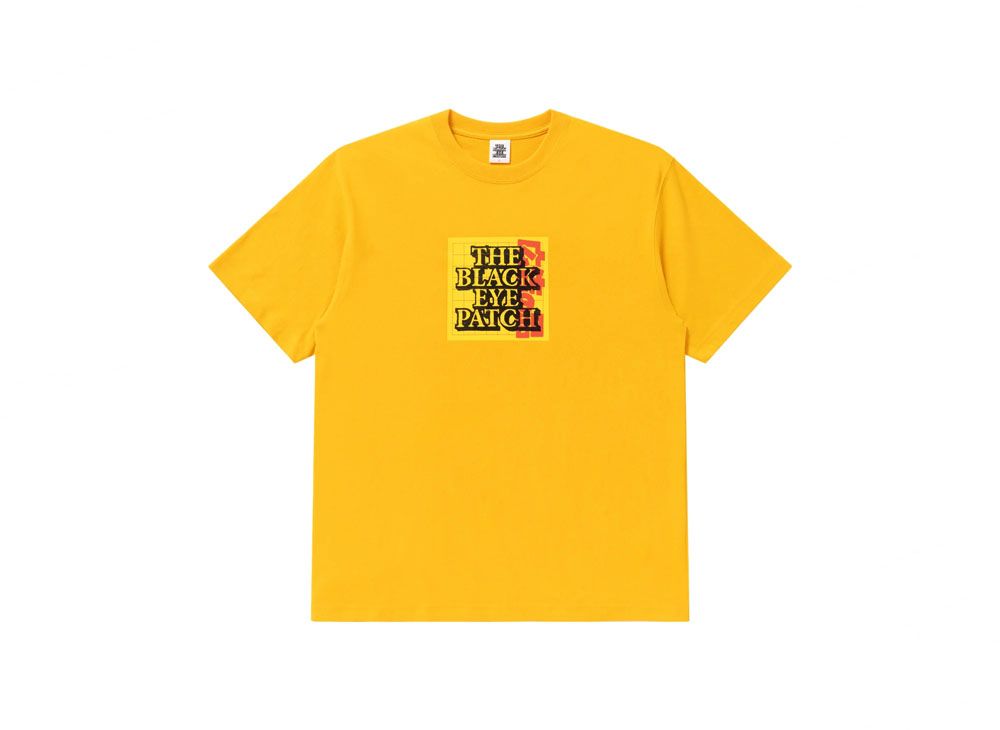 Black Eye Patch AS Advertised Label Tee "Mustard" | SNKRDUNK