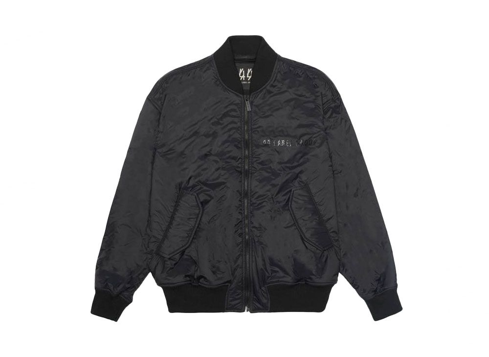 44 LABEL GROUP EMIL BOMBER LIGHT PADDED NYLON BLACK + 44 SOLID BLACK ...