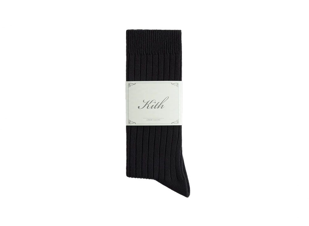Kith Ribbed Cotton Socks "Black"の新品/中古フリマ(通販)｜スニダン