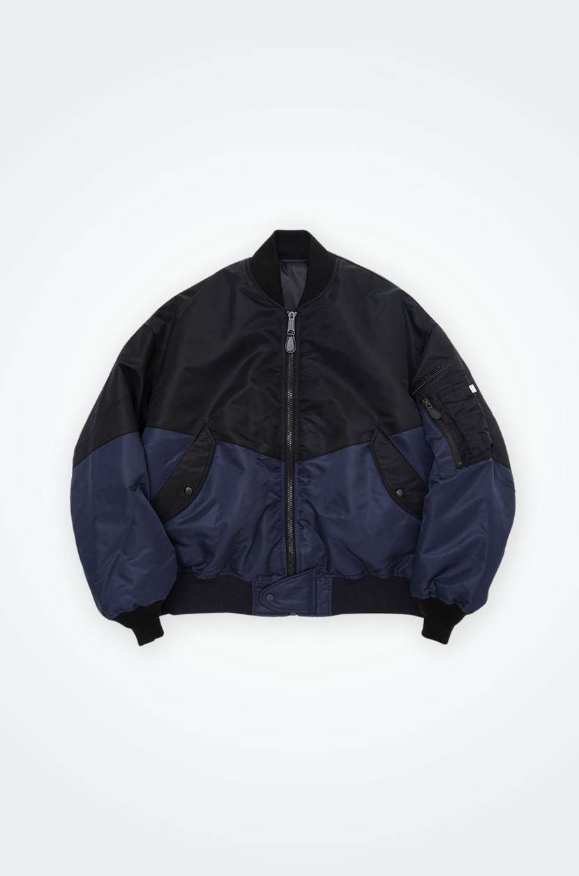 AVIREX PATCHED x FACETASM MA-1 JACKET "BLACKxNAVY" | SNKRDUNK
