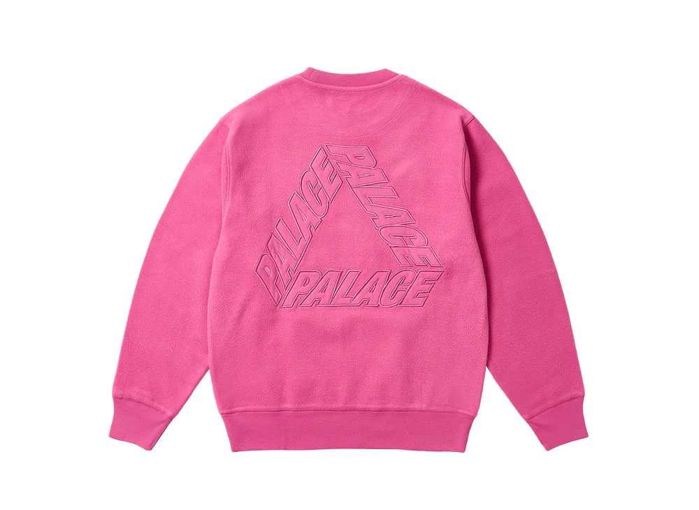 PALACE Reverse P-3 Crew "Shock Pink" | SNKRDUNK