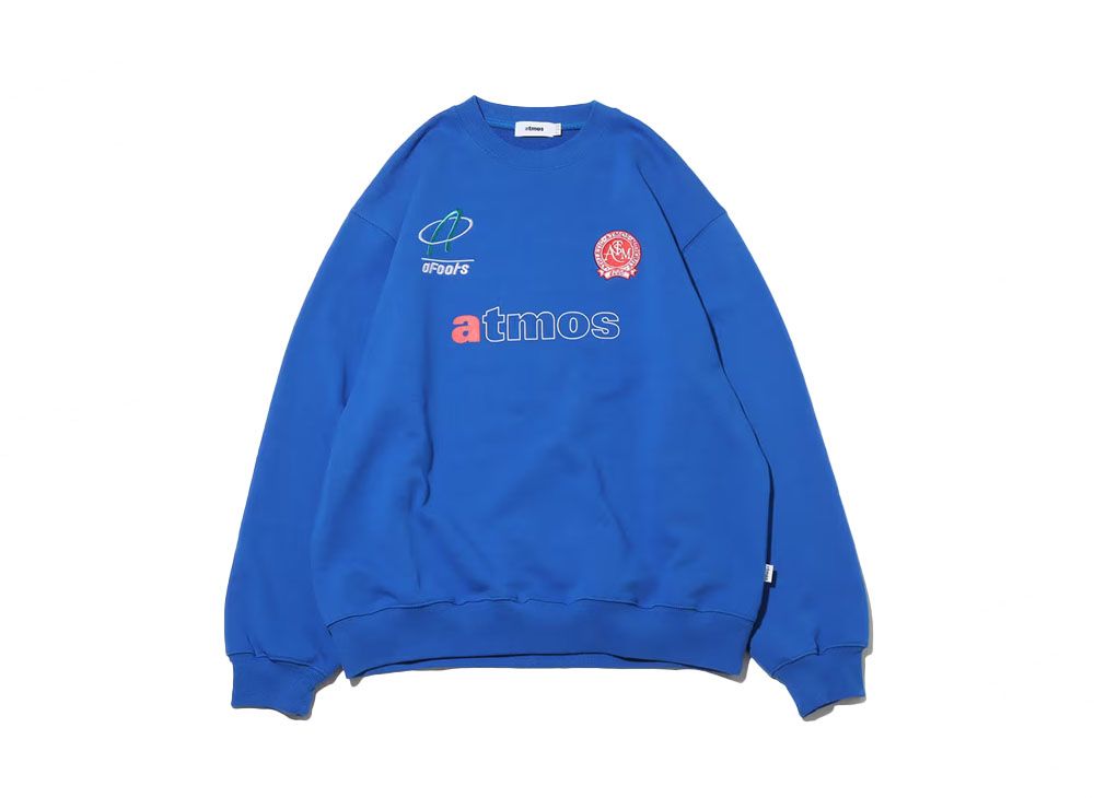 atmos Uniform Crewneck Sweatshirt "Blue" | SNKRDUNK