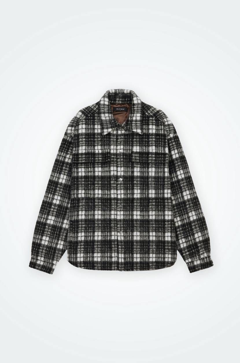 MLVINCE OVERSIZED CHECK JACKET "BLACK" | SNKRDUNK