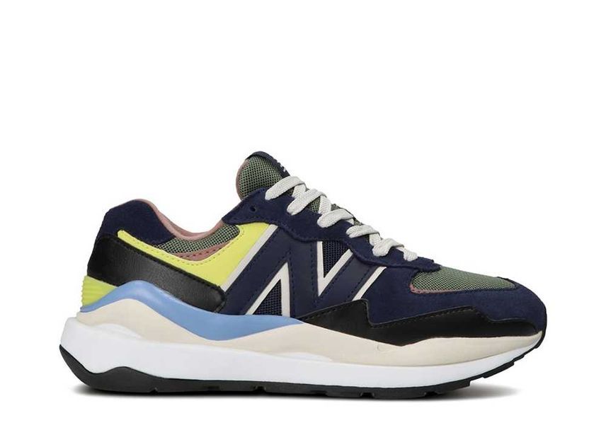 New Balance Women's 57/40 "DAHOOD Navy Grey Yellow" (Special Box ...