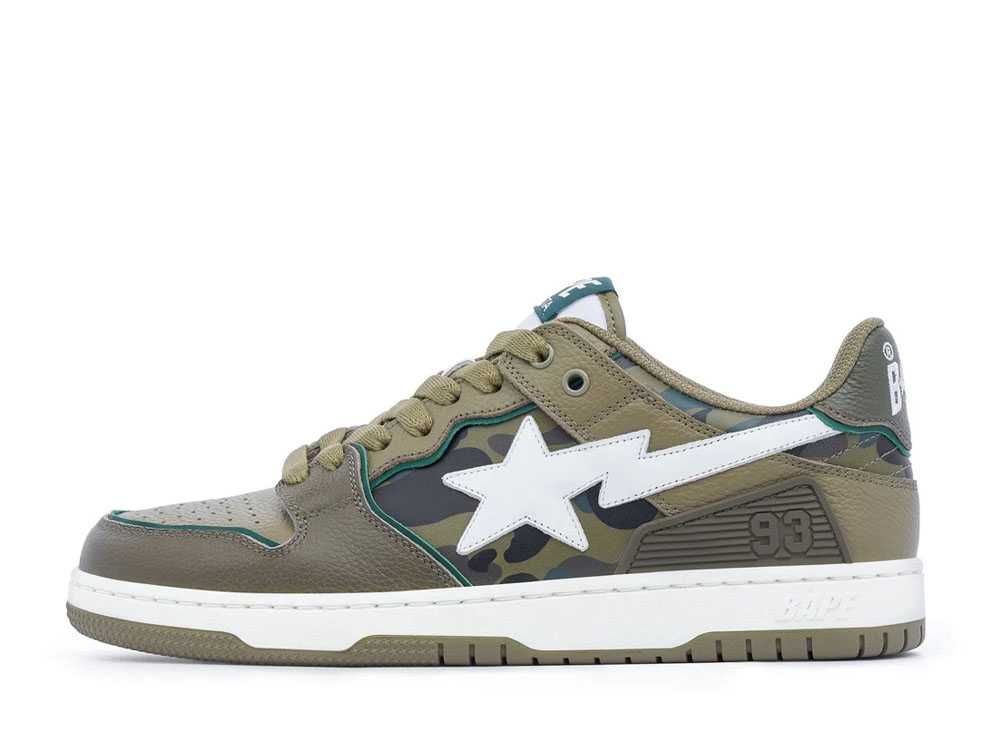 A BATHING APE®︎ BAPE SK8 STA #4 "Olive Drab" 1J30-191-026-OD | SNKRDUNK
