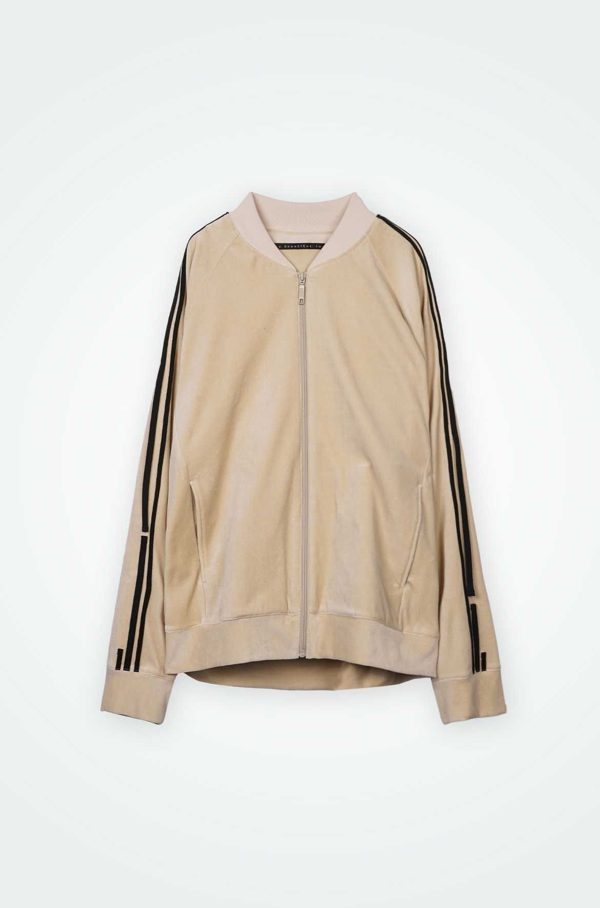 my beautiful landlet VELOR JERSEY "LIGHT BEIGE" | SNKRDUNK