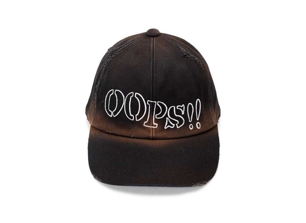 Maison MIHARA YASUHIRO OOPS Cap "Black" | SNKRDUNK