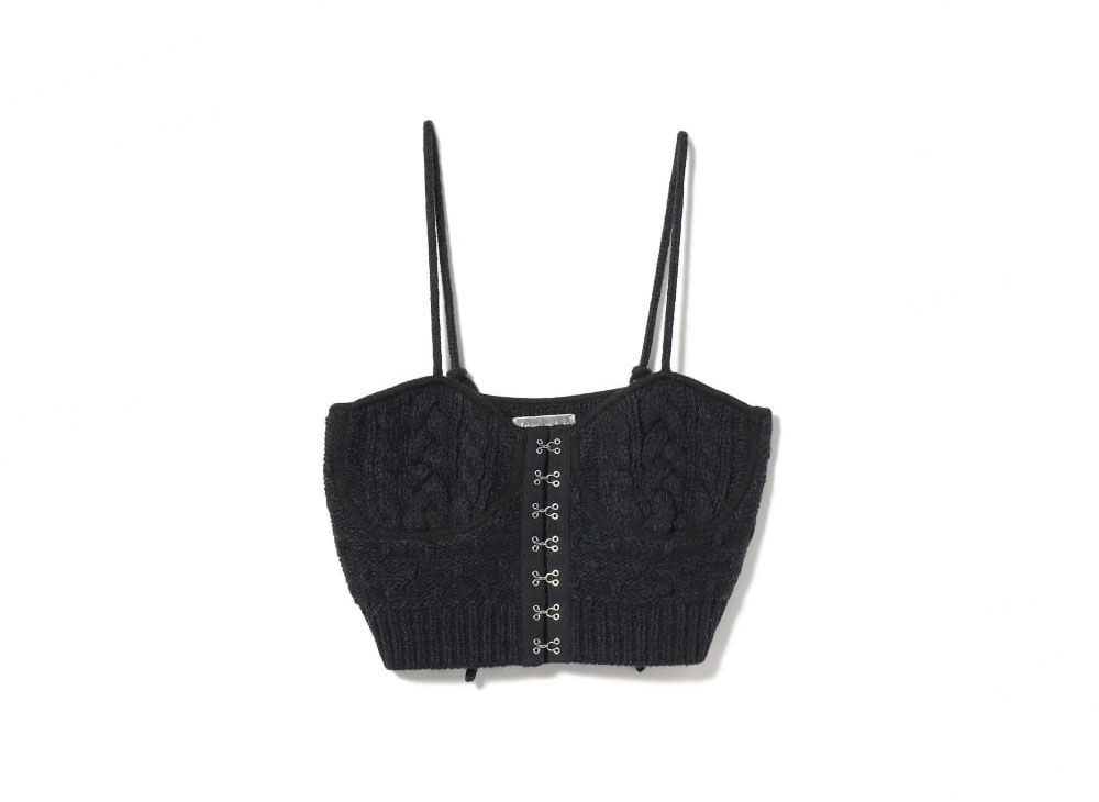 BEAMS COUTURE LINGERIE Cable Corset "Black" | SNKRDUNK