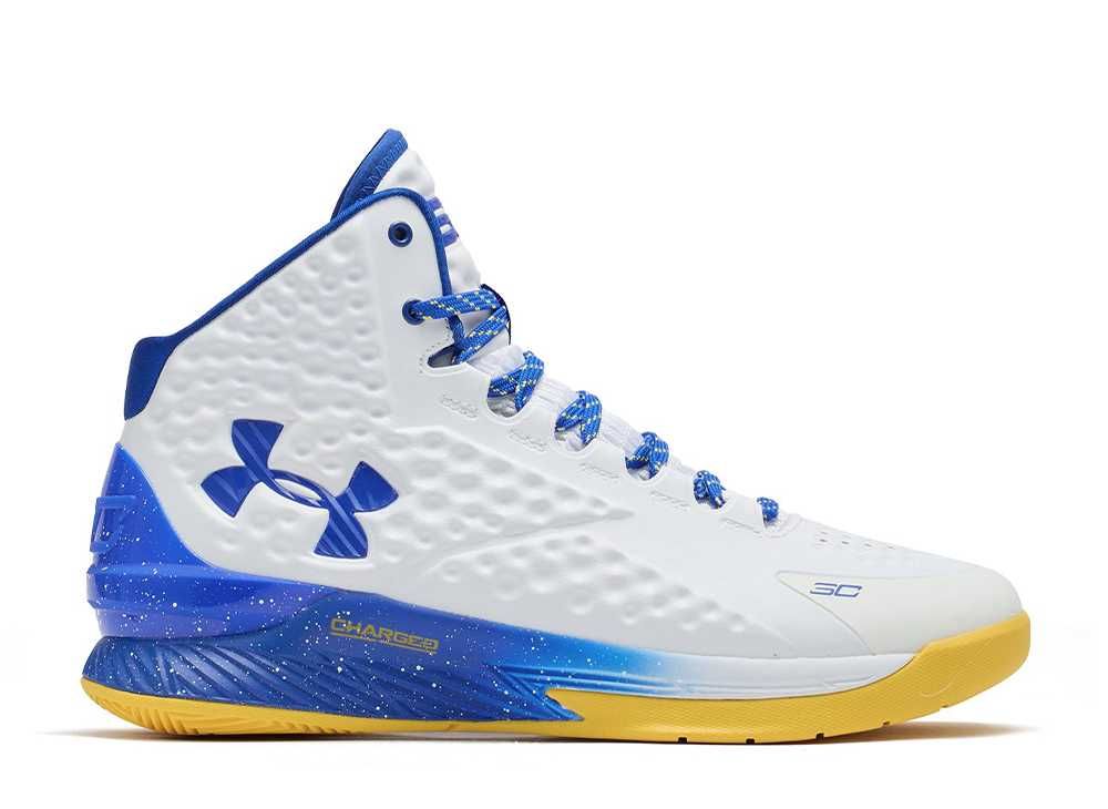 Under Armour Curry 1 Retro "White/Royal" 3024397-101 | SNKRDUNK