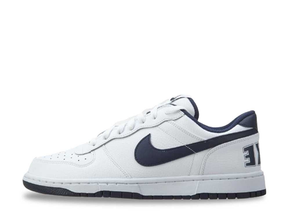 Nike Big Nike Low "White/Midnight Navy" 355152-140 | SNKRDUNK