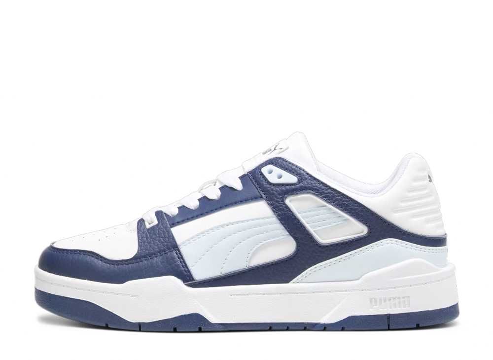 Puma Slipstream Leather "Puma White/Icy Blue/Persian Blue" 387544-24 ...