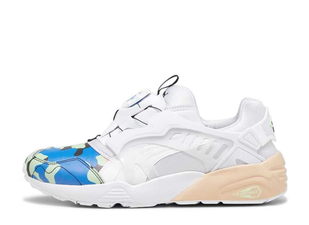 Puma Disk Blaze Jungle Camo "Puma White/Ultra Blue" 393181-02 | SNKRDUNK