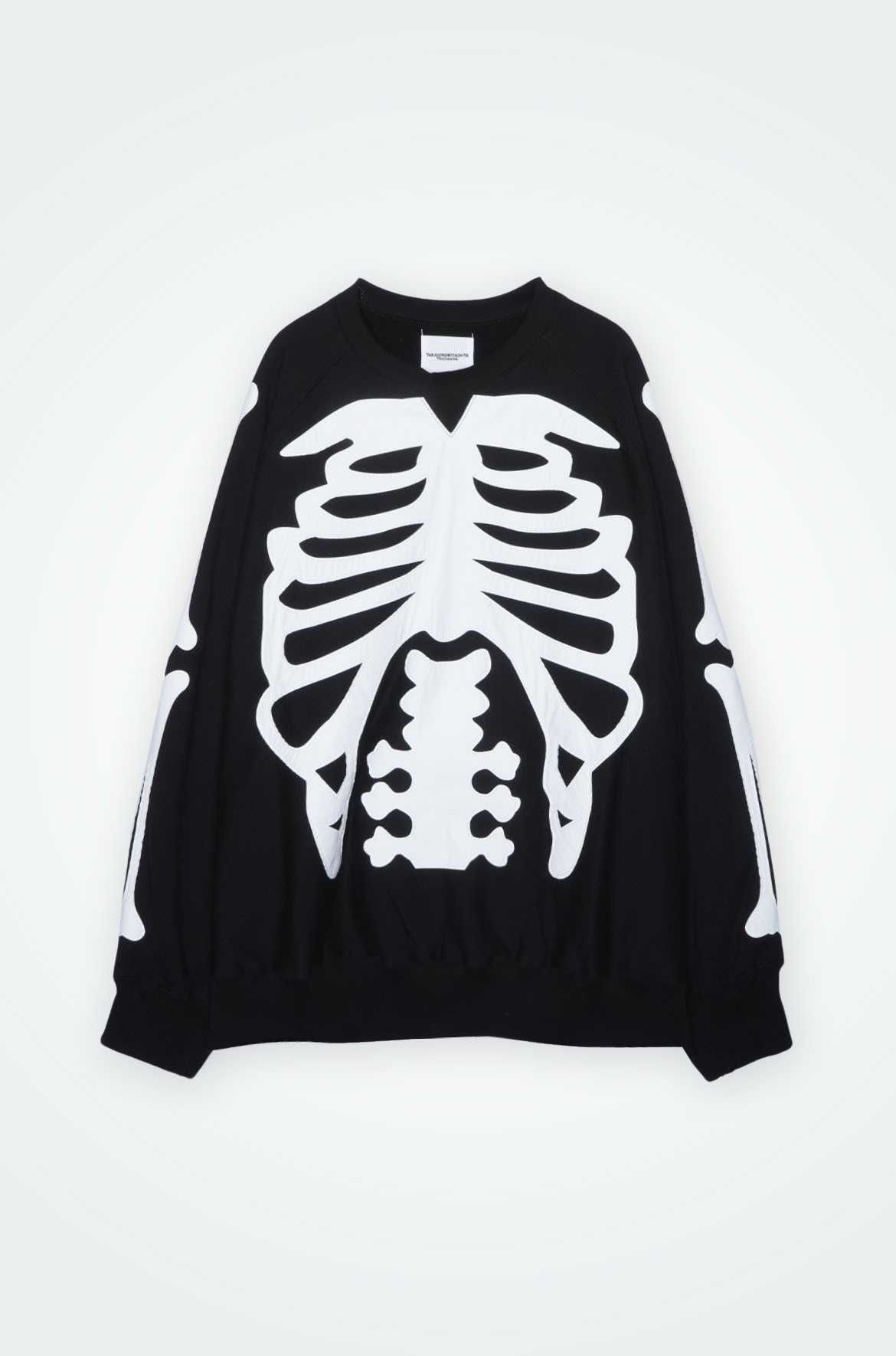 TAKAHIROMIYASHITATheSoloist. back gusset sleeve crew neck sweat shirt ...