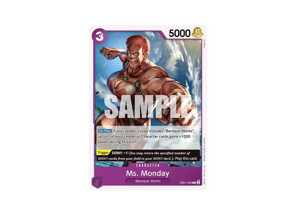 Ms. Monday C [EB01-035] [EN](Extra Booster "Memorial Collection") | SNKRDUNK