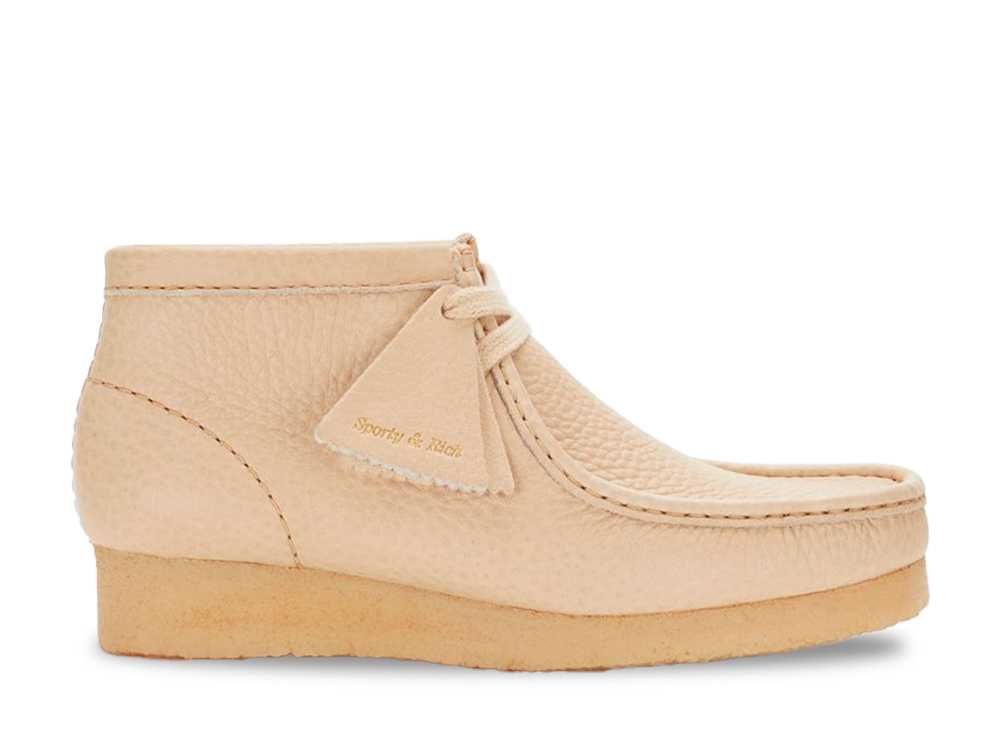 Sporty & Rich × Clarks Wallabee Boot "Cream Puff" CSRWB-CP | SNKRDUNK