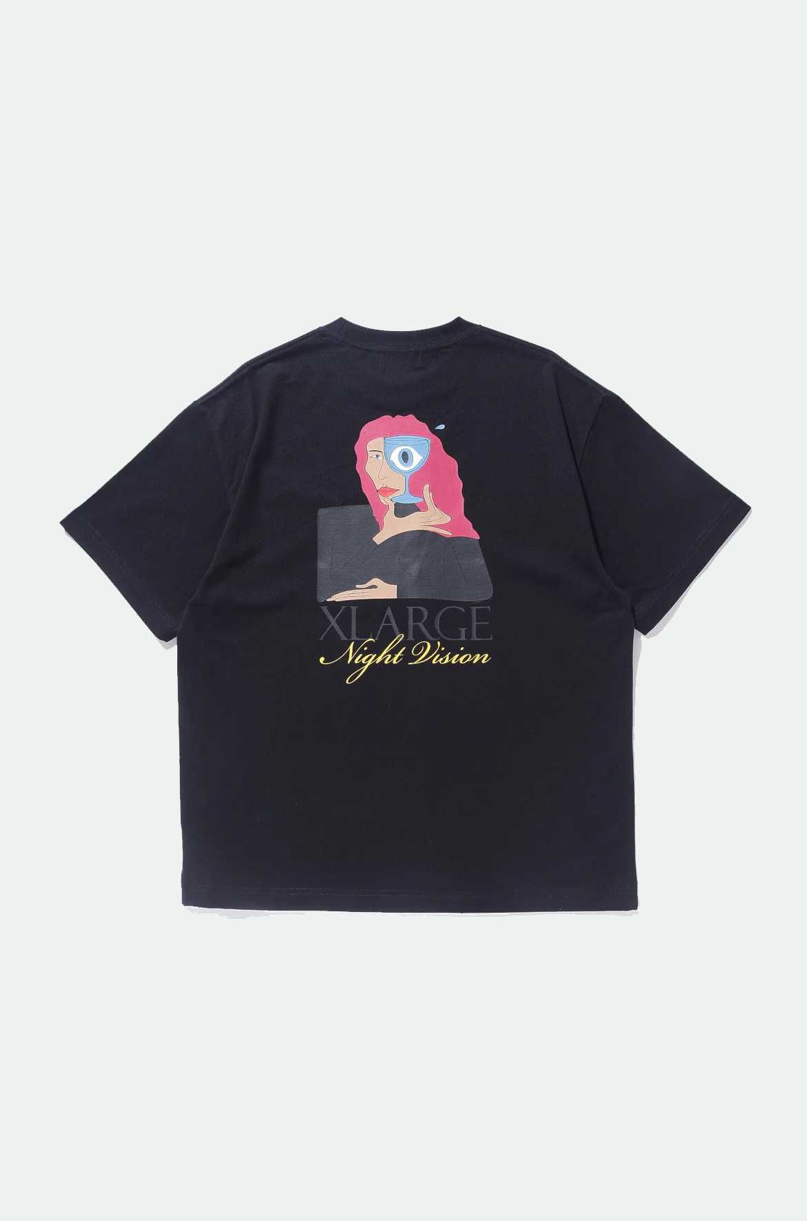 XLARGE NIGHT VISION S/S TEE "BLACK" | SNKRDUNK