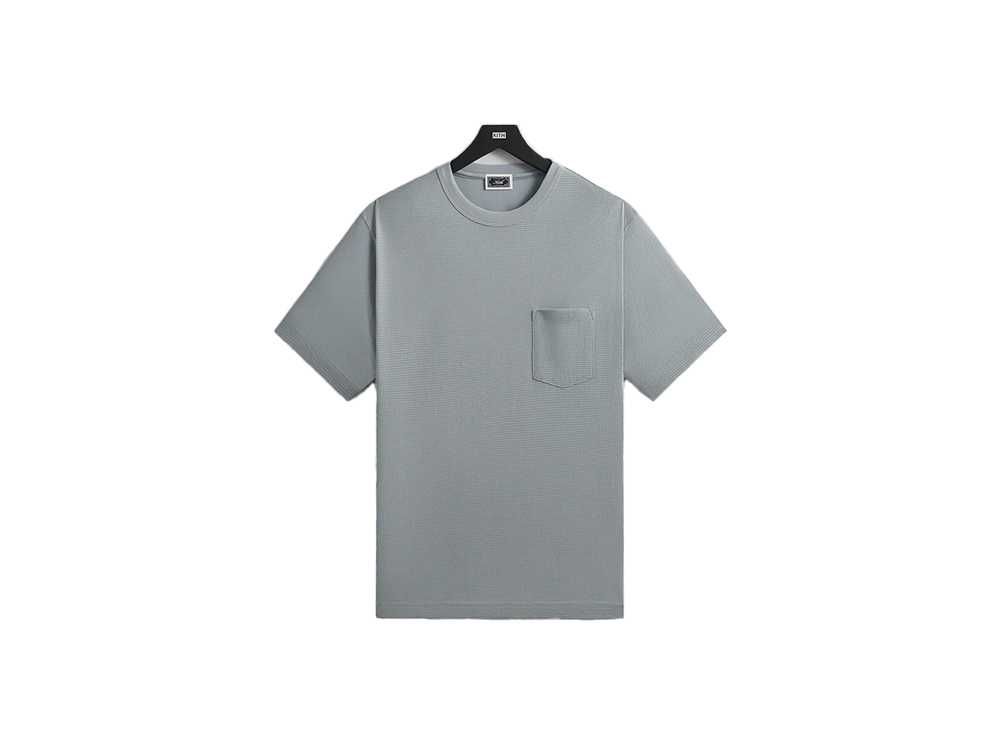 Kith Pointelle Mesh Leonard Pocket Tee "Light Indigo" | SNKRDUNK