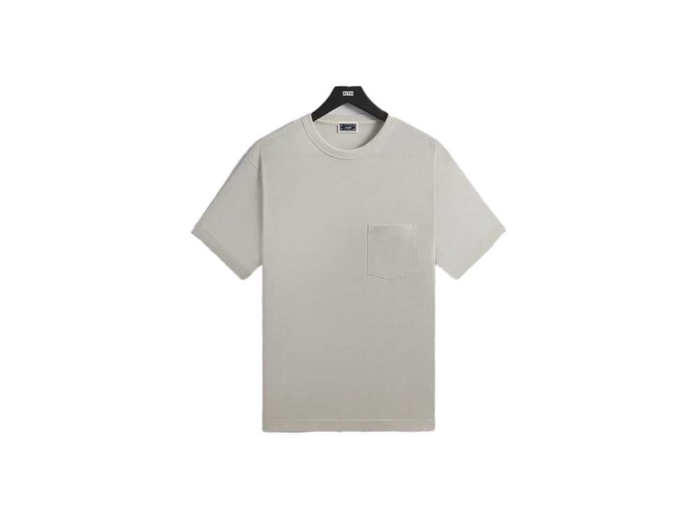 Kith Pointelle Mesh Leonard Pocket Tee "Concrete" | SNKRDUNK