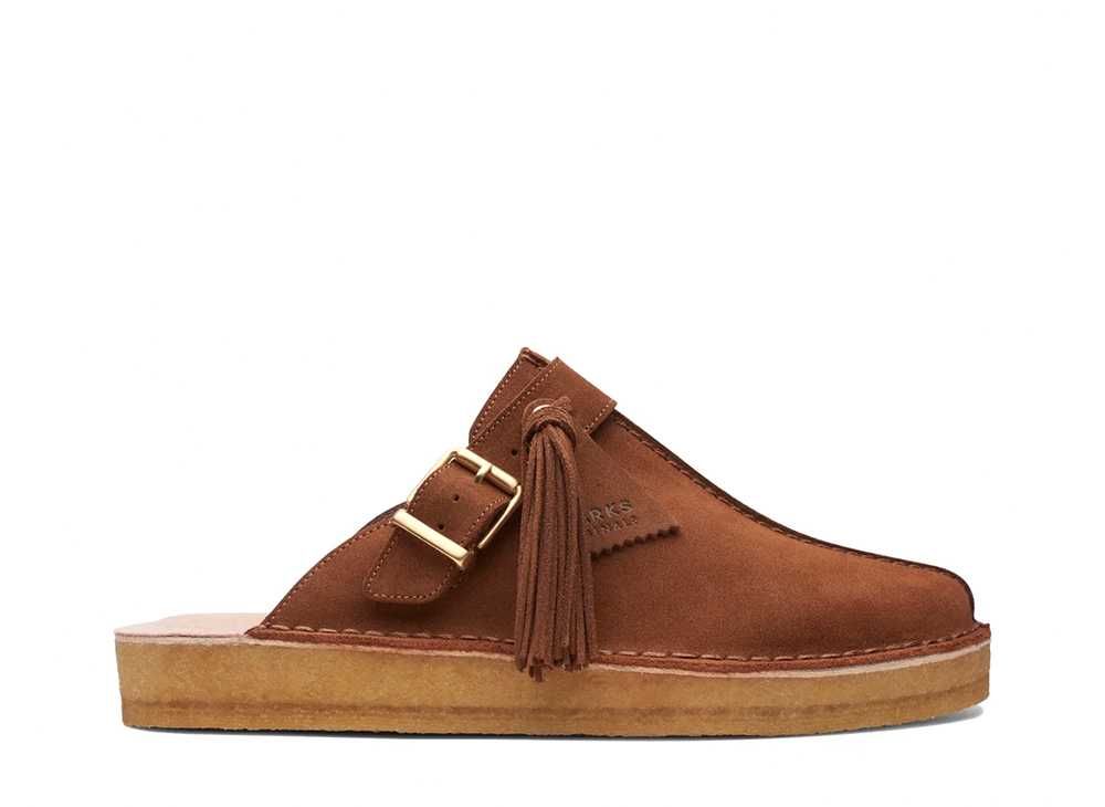 Clarks Women's Trek Mule "Caramel Suede" 26164440 | SNKRDUNK