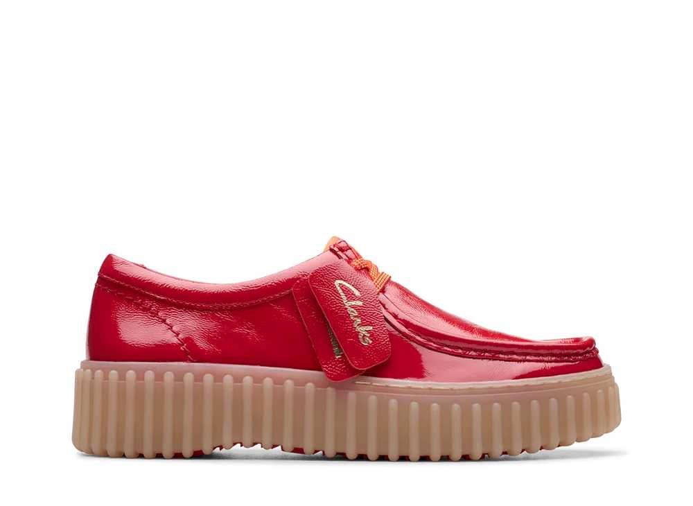 Clarks Women's Torhill Bee "Red Patent" 26177650 | SNKRDUNK