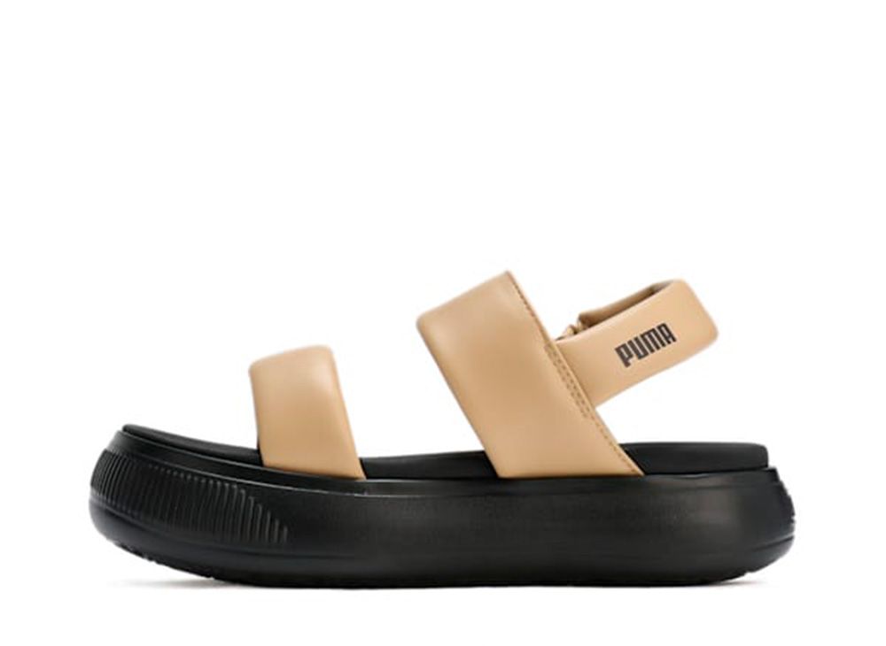 Puma Women's Mayu Puffy Slide "Prairie Tan/Puma Black/Puma White ...