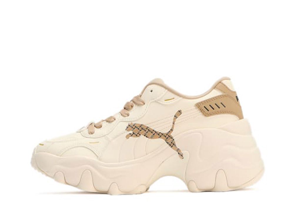 Puma Women's Pulsar Wedge Monogram "Pristine/Prairie Tan" 396633-02 ...
