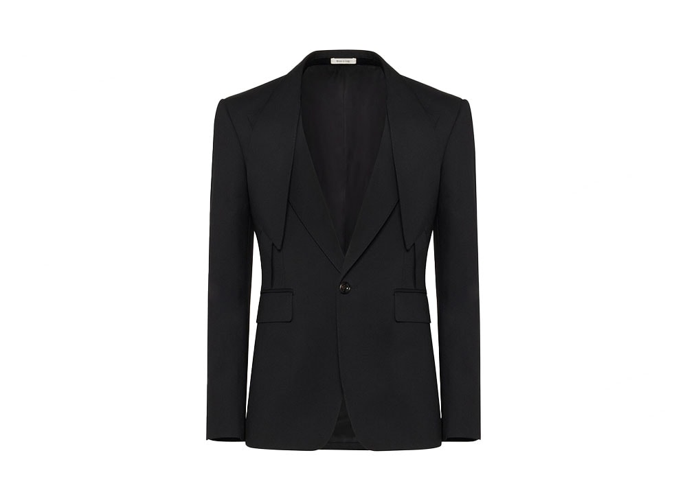 Alexander McQUEEN Reverse Lapel Single Breasted Jacket "Black" | SNKRDUNK