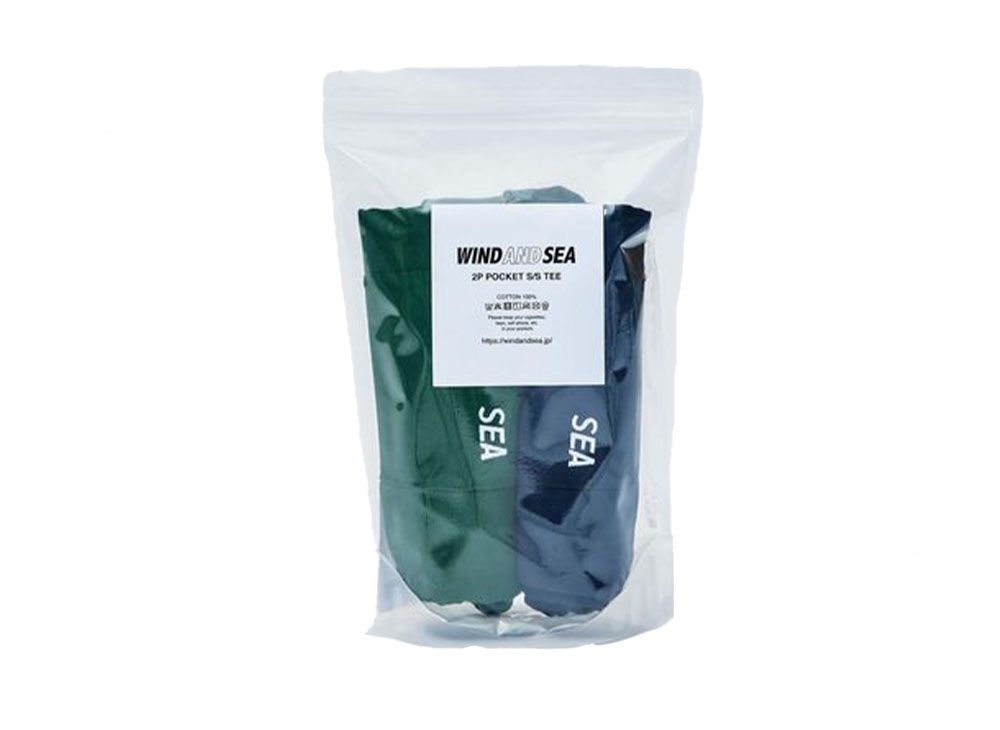 WIND AND SEA Sea Ess 2P Pocket S/S Tee "Navy/Grenn"の新品/中古フリマ(通販)｜スニダン