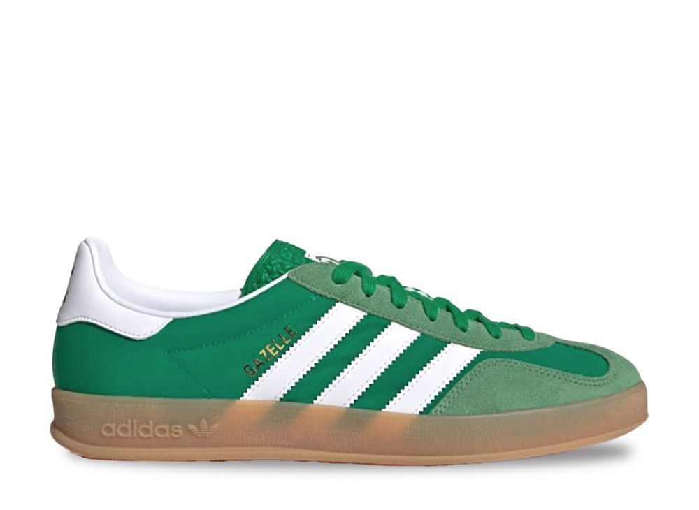 adidas Originals Gazelle Indoor "Green/Cloud White/Hazy Green" IE6605 ...