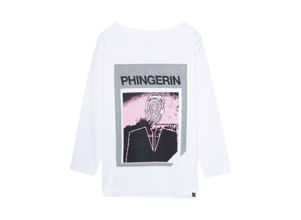 PHINGERIN AGENT.P BOAT-NECK L/S TEE "WHITE"の新品/中古フリマ(通販)｜スニダン