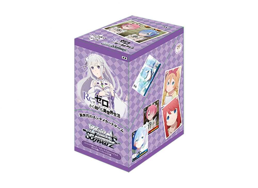 Weiss Schwarz Booster Pack "Re:ZERO-Starting Life in Another World" Box ...