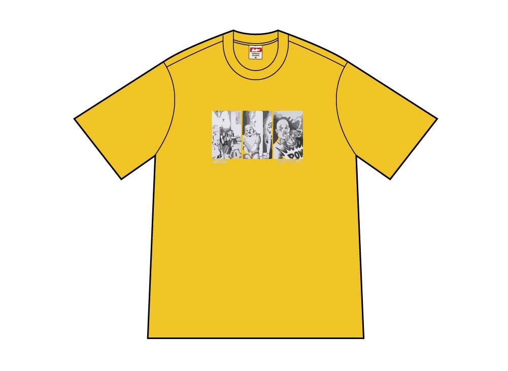 Supreme Mister Cartoon Pow Tee "Yellow" | SNKRDUNK