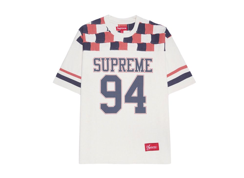 Supreme Patchwork Yoke Football Top "Stone"の新品/中古フリマ(通販)｜スニダン