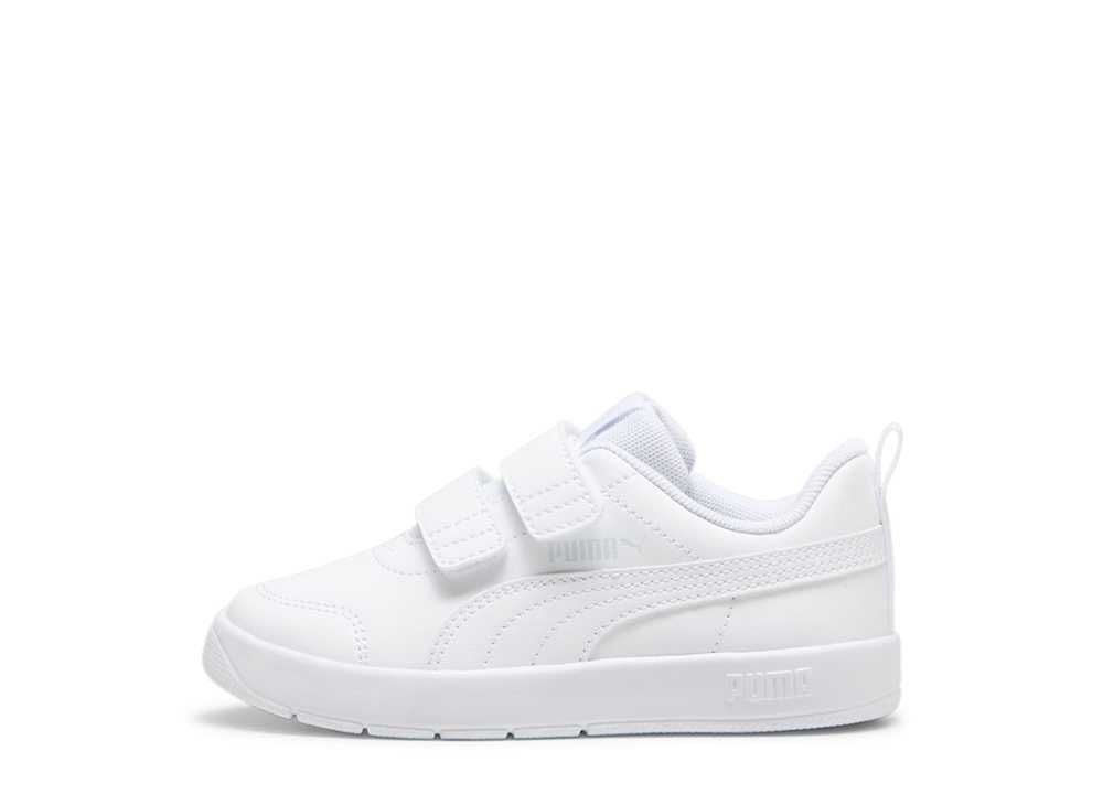 Puma PS Courtflex V3 V "Puma White/Silver Mist" 397642-02 | SNKRDUNK