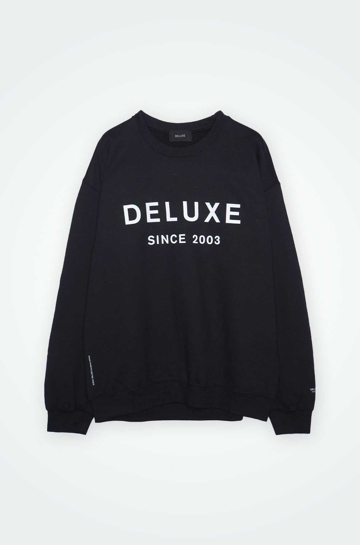 DELUXE DELUXE LOGO CREW "BLACK" | SNKRDUNK