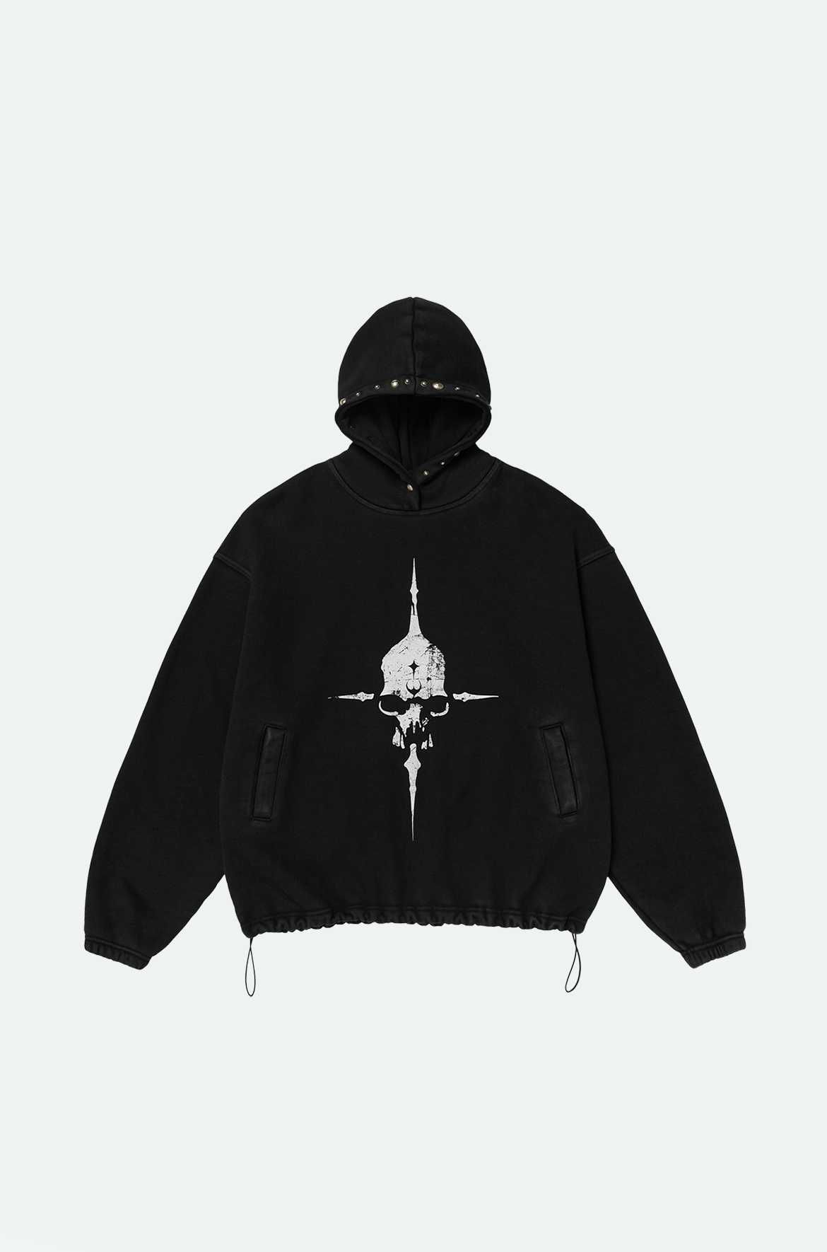 THUG CLUB Peace Stud Hoodie "BLACK" | SNKRDUNK