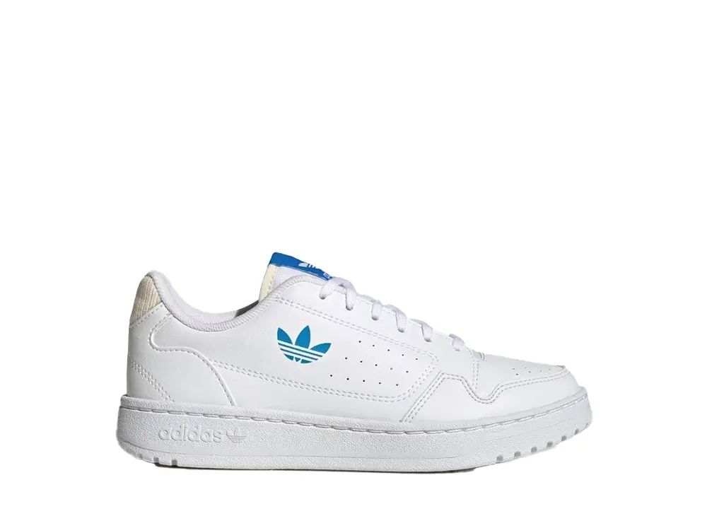 adidas GS Originals NY 90 J "Footwear White/Blue Rush/Ecru Tint" GZ1875 ...