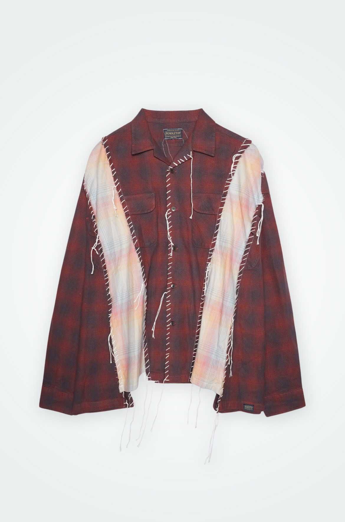 PENDLETON x DISCOVERED LOOPING WIDE SHIRT "RED" | SNKRDUNK