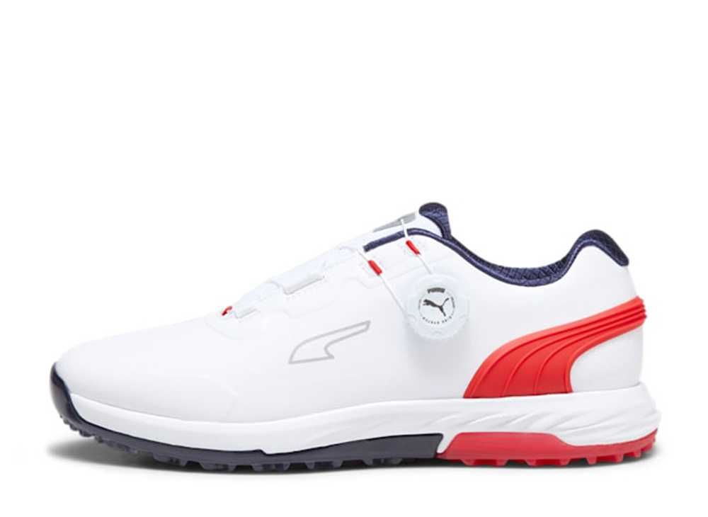 Puma Golf Alphacat Nitro Disc "Puma White/For All Time Red/Puma Navy ...