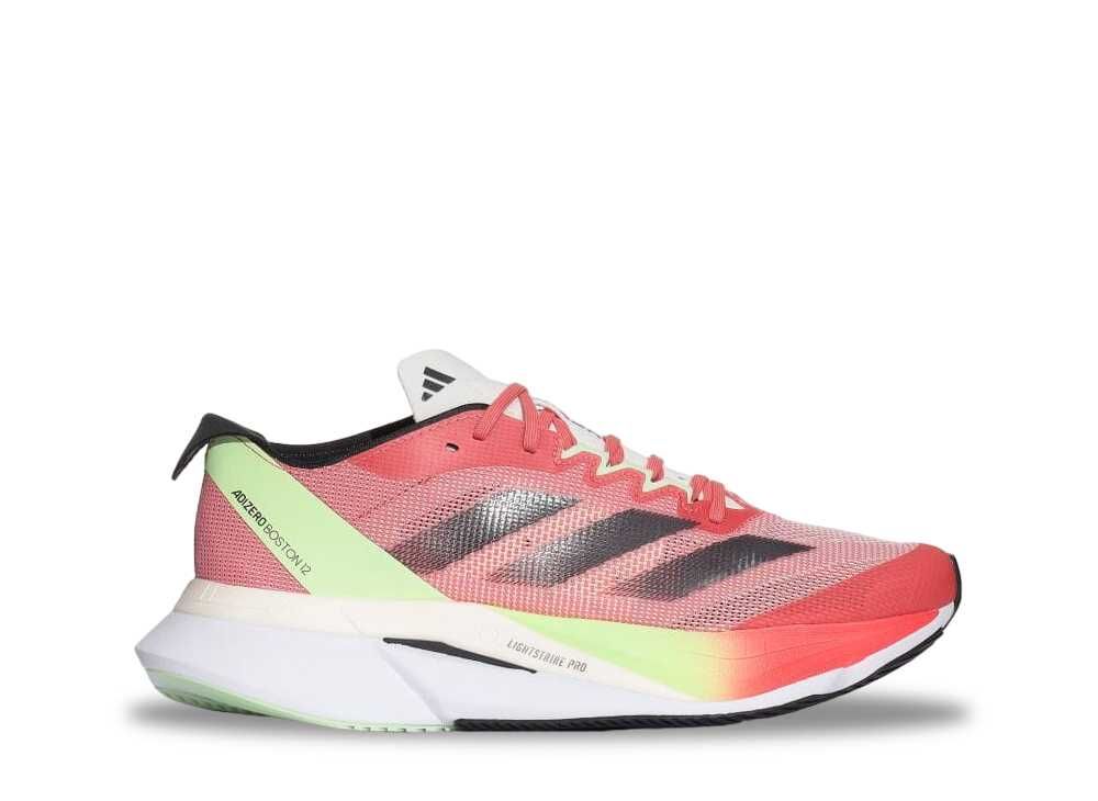 adidas Women's Adizero Boston 12 W "Preloved Scarlet/Aurora Metallic ...
