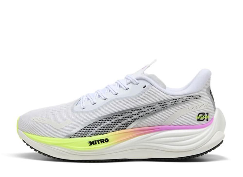 Puma Velocity Nitro 3 Ekiden Glow "Puma White/Pure Magenta/Yellow Alert ...