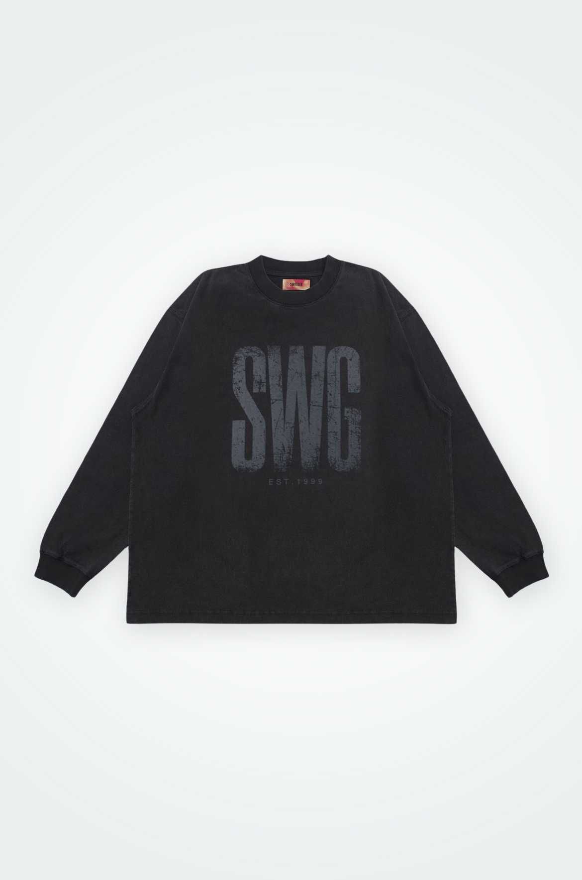 SWAGGER VINTAGE SWG LOGO LT-SHIRT "BLACK" | SNKRDUNK