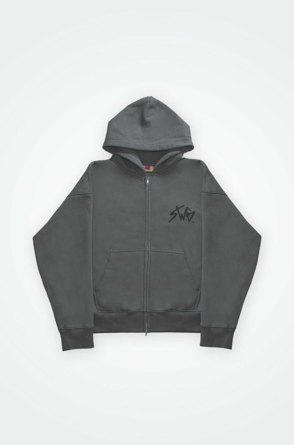 SWAGGER SWG SIGNATURE LOGO HOODIE "GRAY" | SNKRDUNK