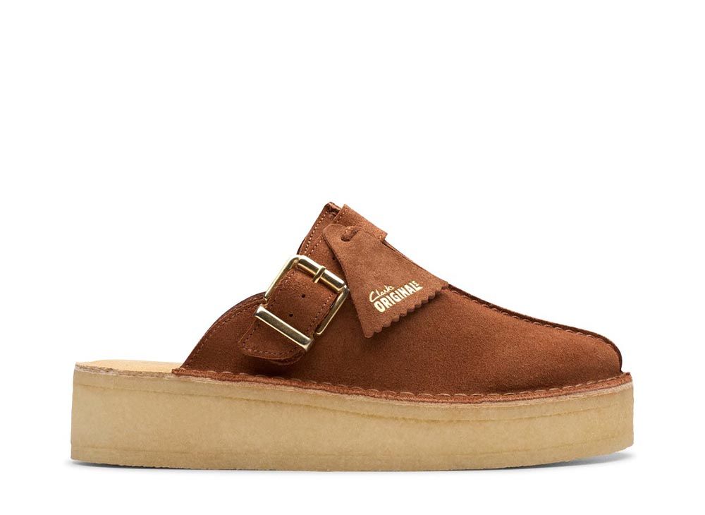 Clarks Women's Trek Wedge Mule "Mocha Suede"の新品/中古フリマ(通販)｜スニダン