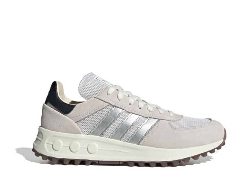 adidas Originals LA Trainer Lux "Crystal White/Silver Metallic/Core ...
